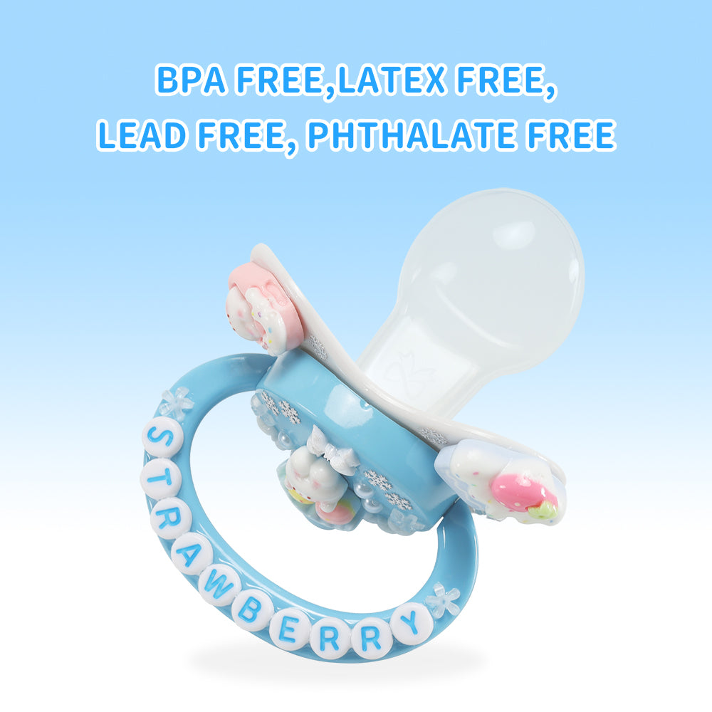 Strawberry Bunny Pacifier – CutiePlusU