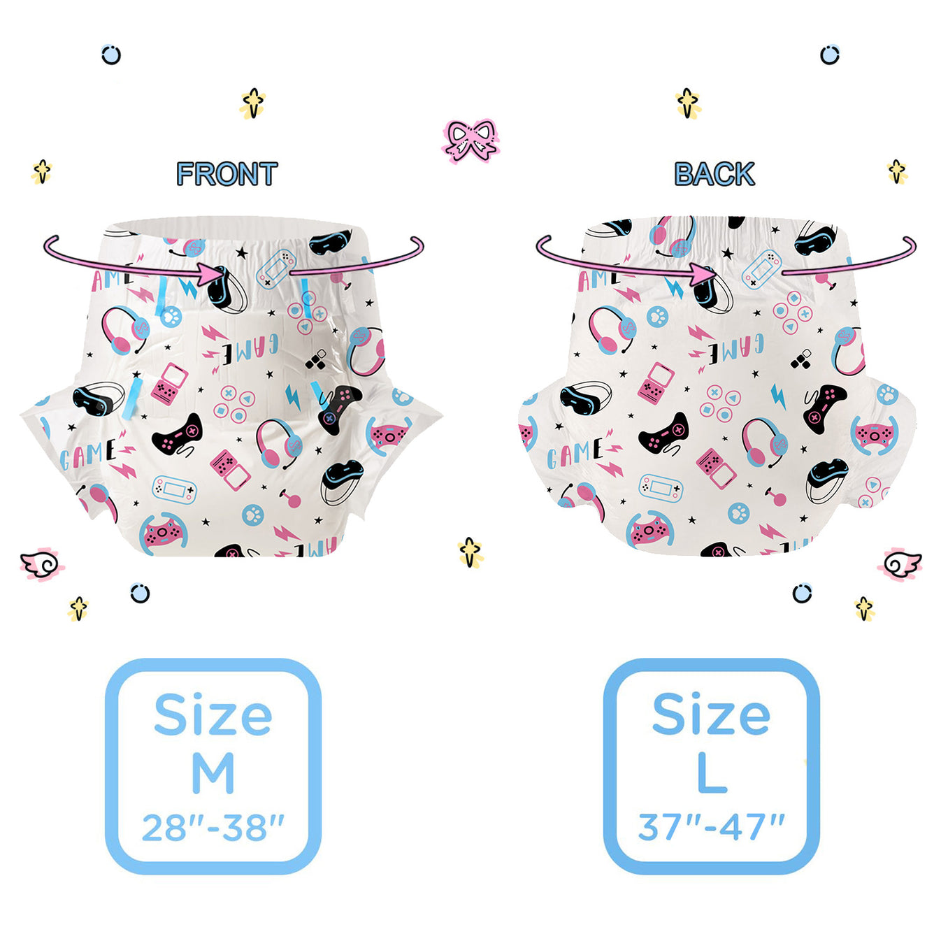 Game Baby Adult Diaper – CutiePlusU
