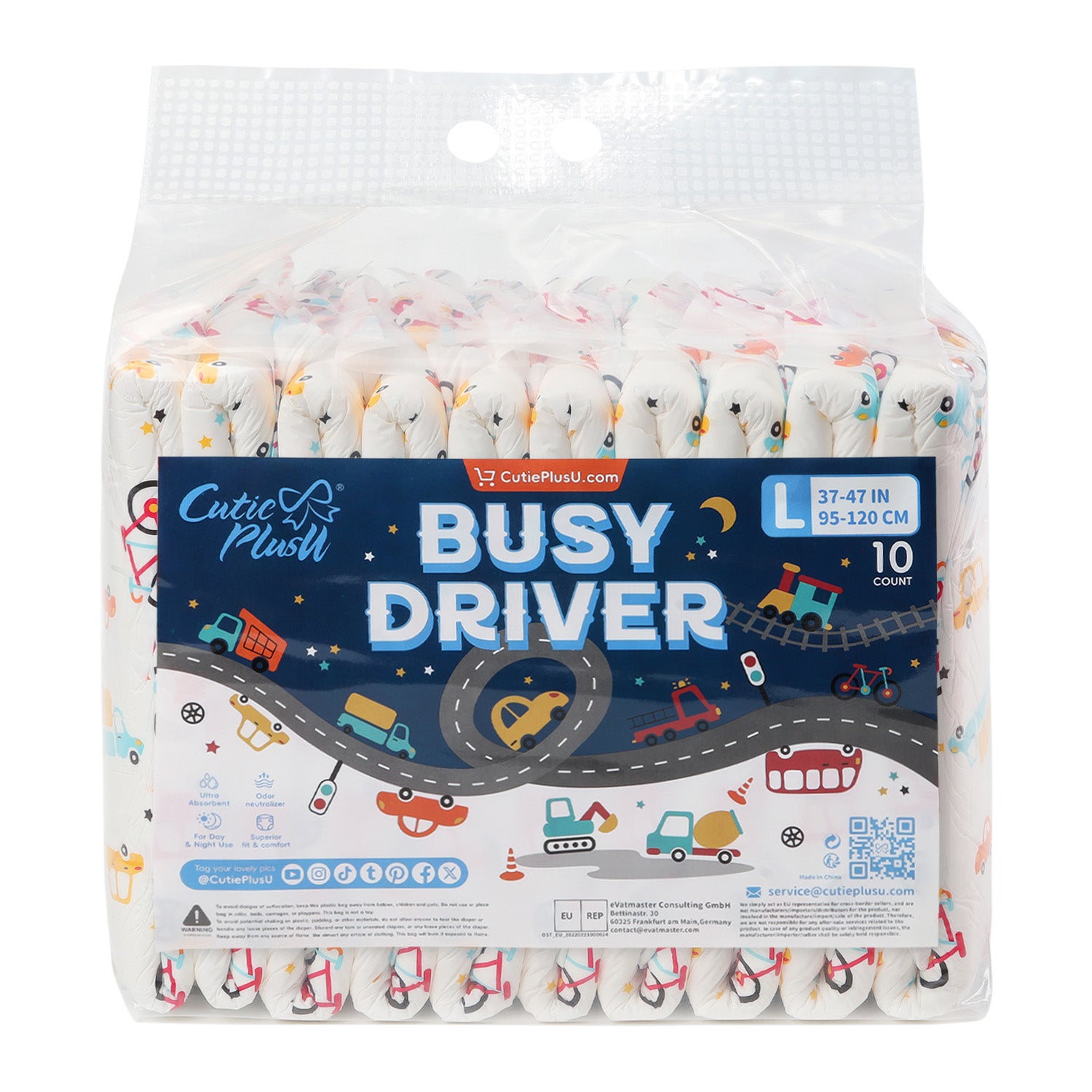 Busy Driver Adult Diaper – CutiePlusU